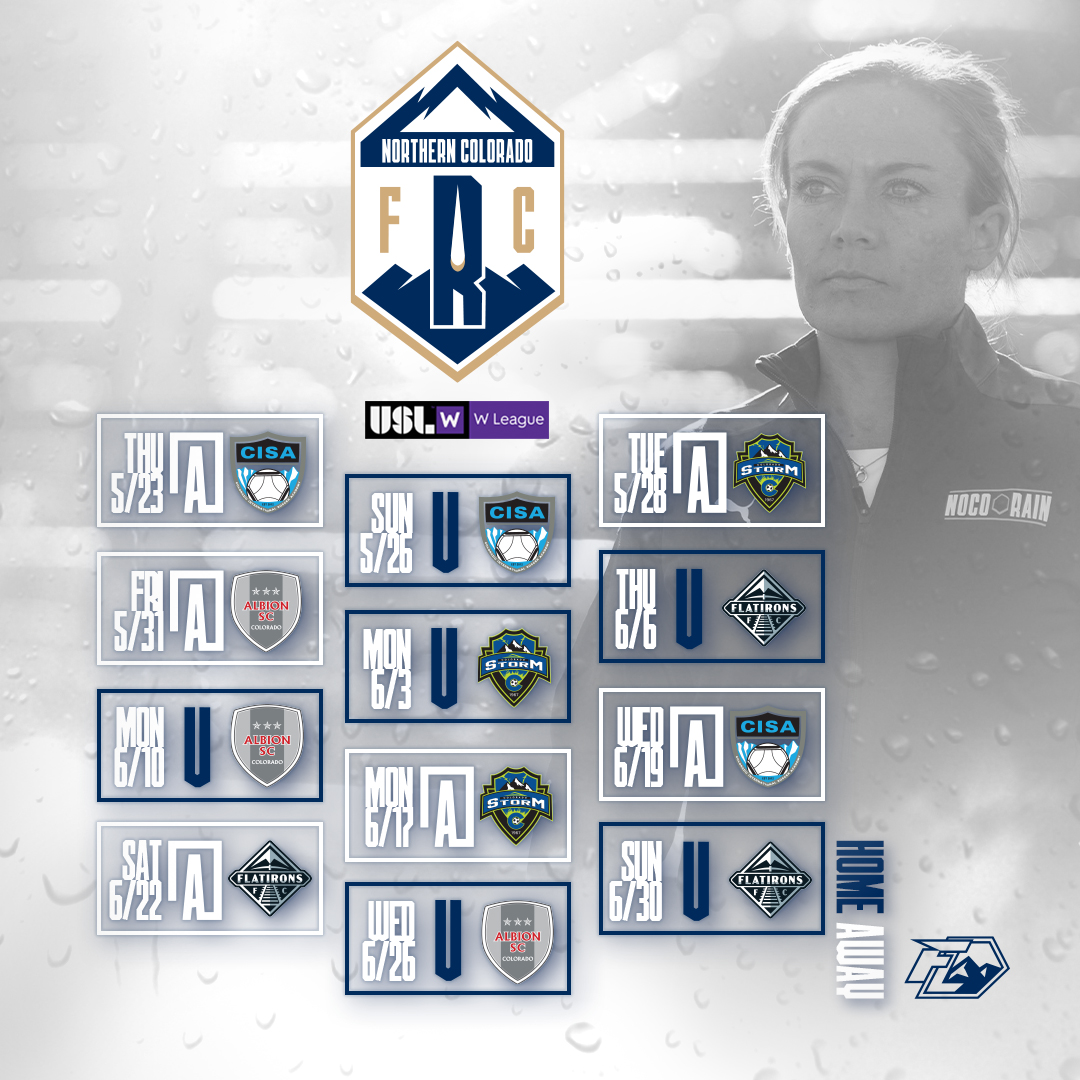 Rain FC Announces 2024 USL W League Schedule - Northern Colorado Rain FC